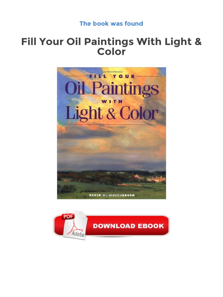 Free Ebooks Fill Your Oil Paintings With Light Color | PDF | Paintings ...
