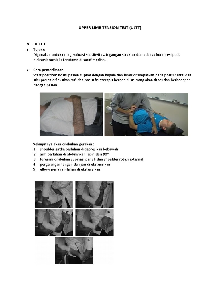 Upper Limb Tension Test