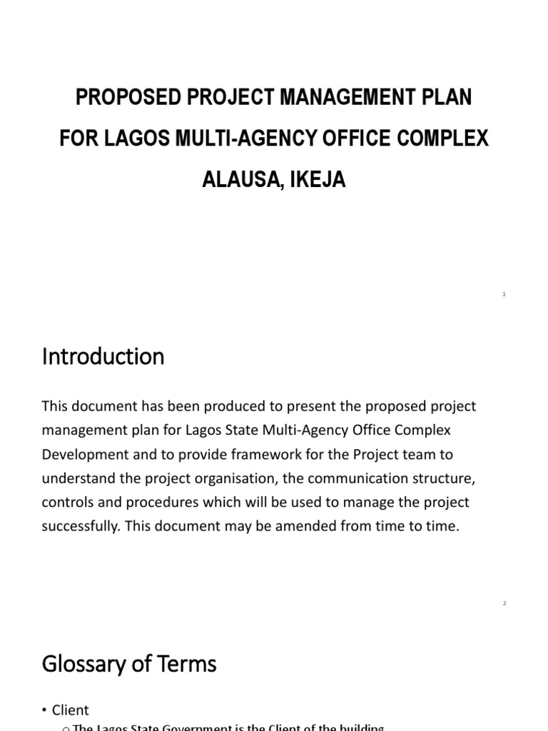 Proposal For Project Management Plan | PDF | Project Management | Risk