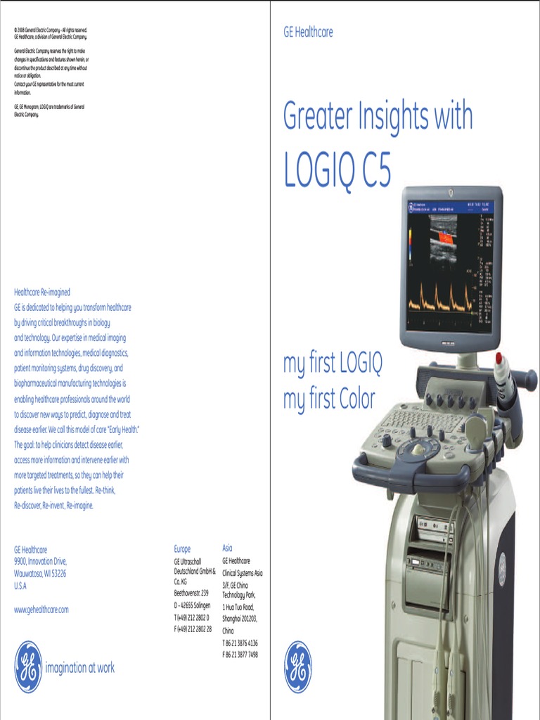 Logiq C5: Greater Insights With | PDF | Medical Ultrasound | Medical ...