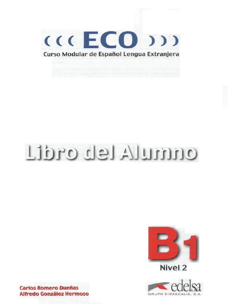 Toaz - Info Eco b1 Libro Del Alumno PR | PDF