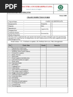 Check List - Air Compressor Inspection | PDF | Valve | Gases