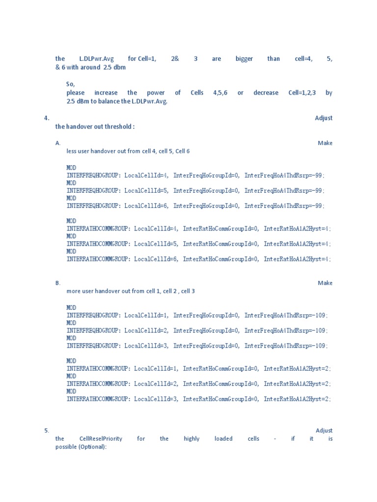 LTE Traffic Balancing - 2 | PDF | Telecommunications | Wireless