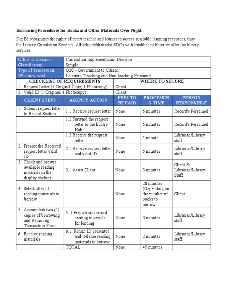 Library Book Borrowing | PDF | Libraries
