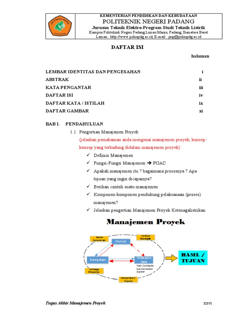 Format Tugas Akhir Perkuliahan MP - 2021 | PDF