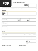 Fiche d'Intervention Technique PDF | PDF | Jeux et activités | Ordinateurs