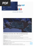 Otis Fault Codes | PDF | Components | Equipment