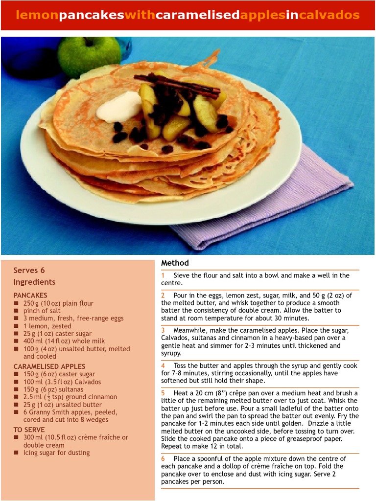 Serves 6 Ingredients: Method | PDF | Pancake | Foods