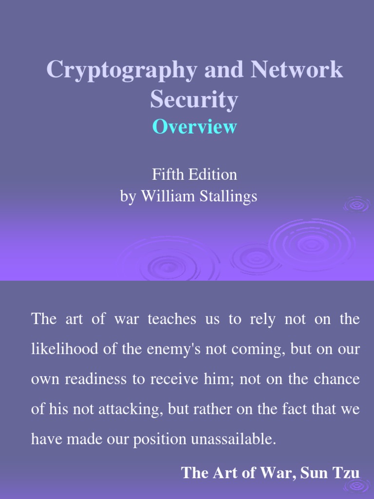 Cryptography and Network Security: Fifth Edition by William Stallings ...