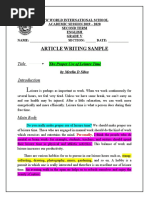 Travelogue Example For Students | PDF | Tokyo | Japan