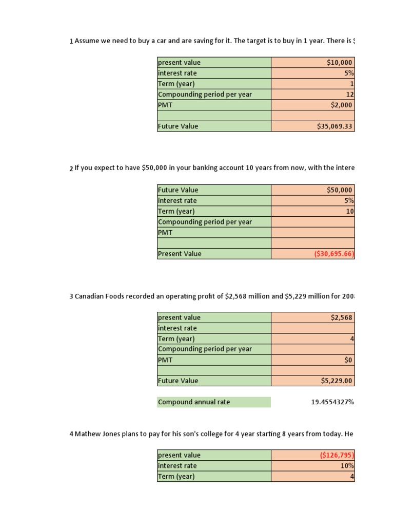 123 | PDF | Interest | Present Value