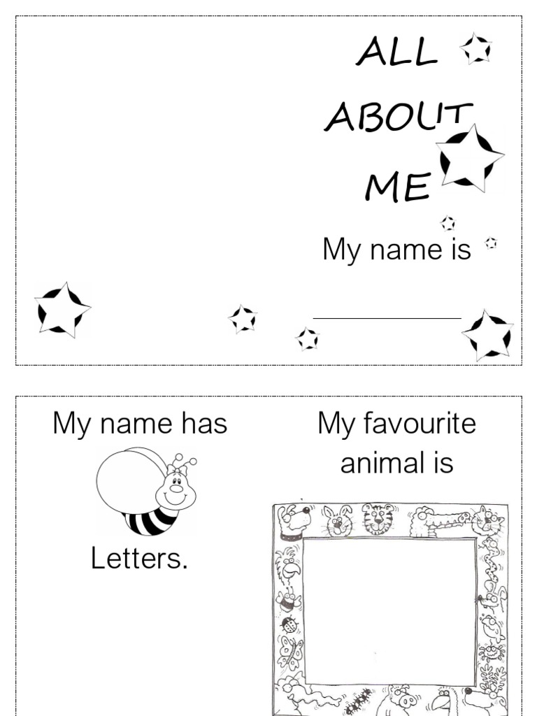 ALL About ME: My Name Is | PDF