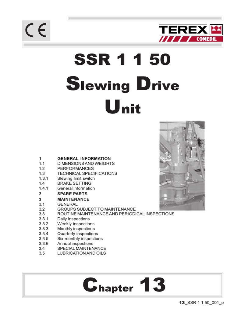 13 - SSR 1 1 50 - 001 - e | PDF | Lubricant | Crane (Machine)