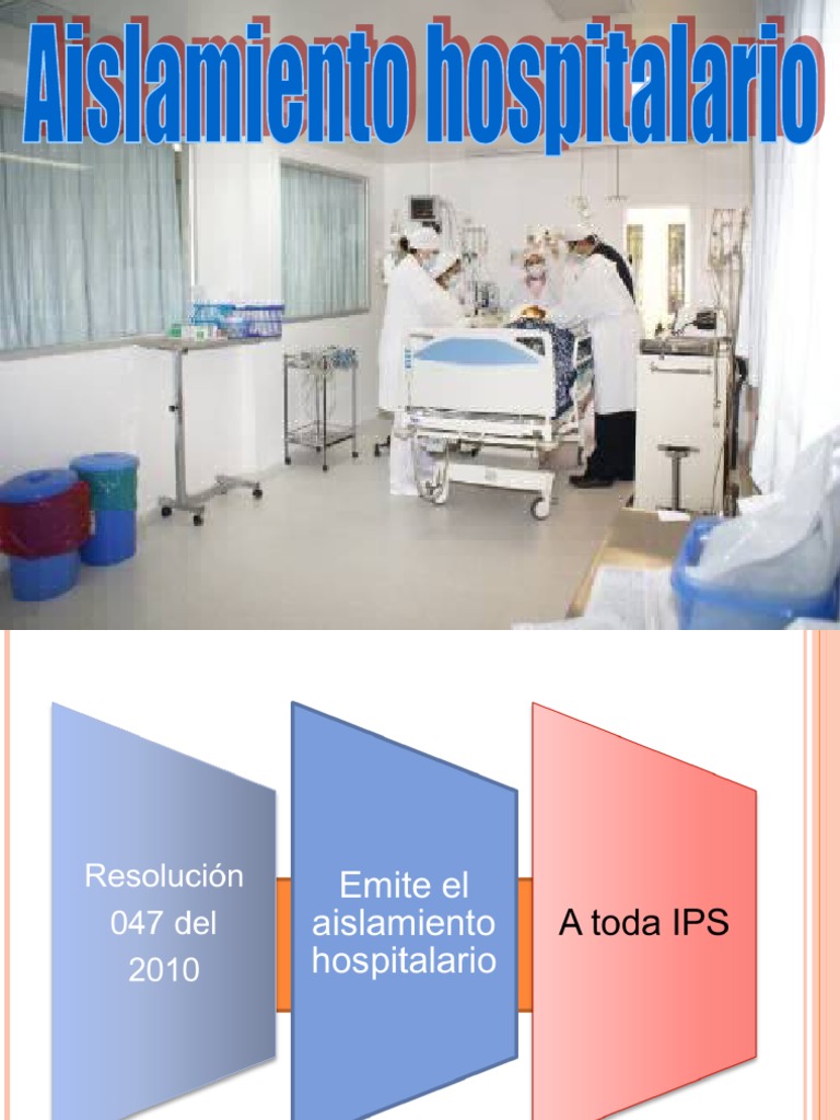 Aislamiento Hospitalario | PDF | Lavado de manos | Infección