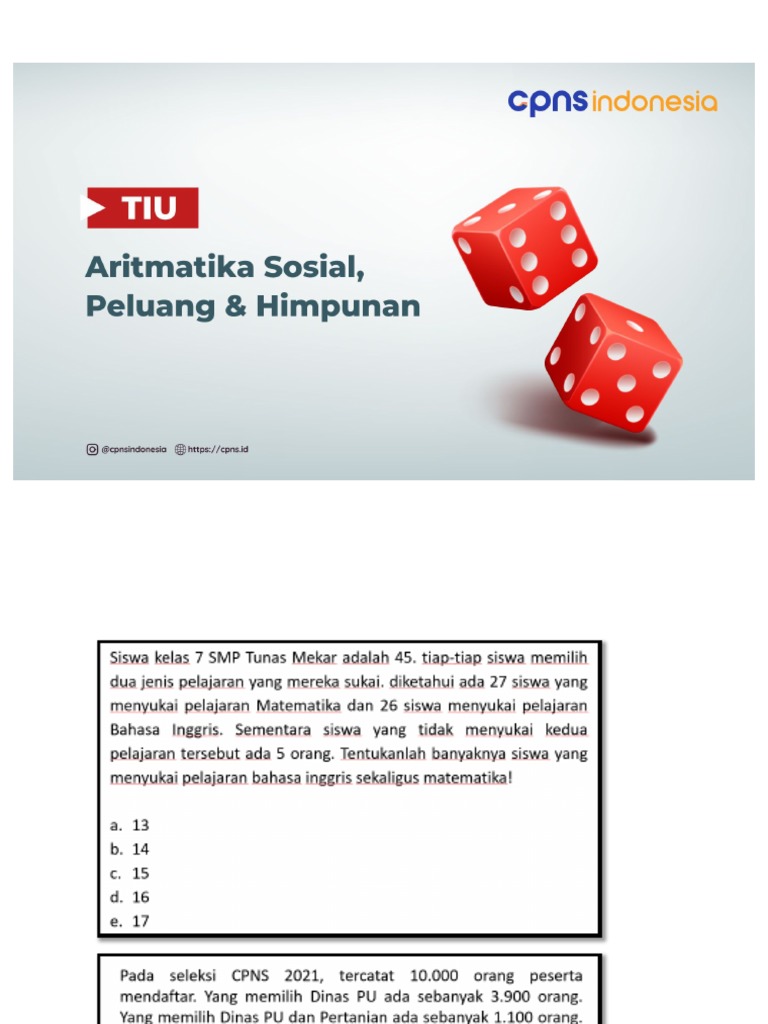 TIU 5 - Soal | PDF