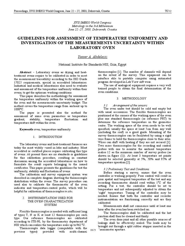 PWC 2003 TC12 021 | PDF | Thermocouple | Calibration