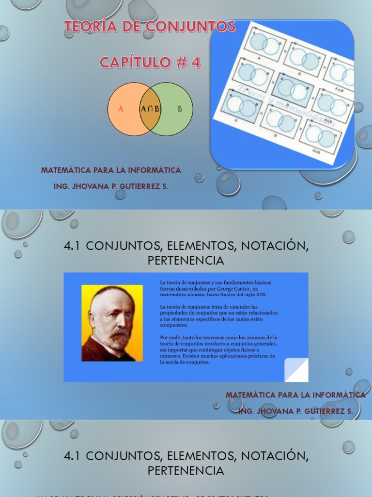 Teoría de Conjuntos | PDF | Conjunto (Matemáticas) | Lógica