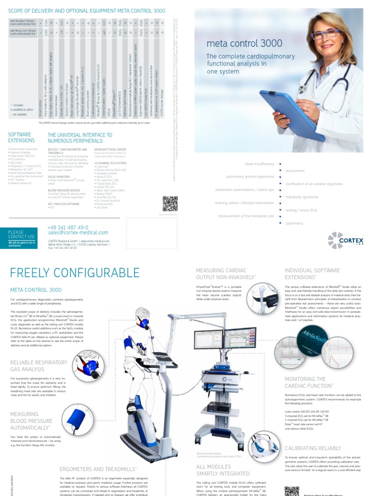 Meta Control 3000 Brochure ENGLISH | PDF | Clinical Medicine ...