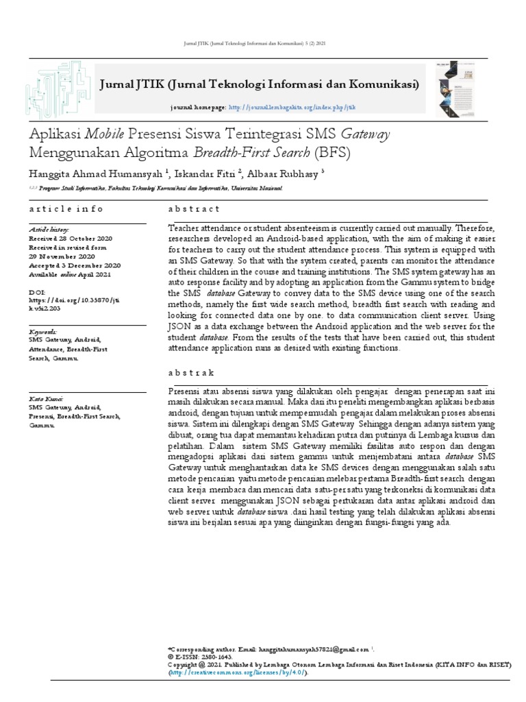 Aplikasi Mobile Presensi Siswa Terintegrasi SMS Gateway Menggunakan ... Aplikasi Mobile Presensi Siswa Terintegrasi SMS Gateway Menggunakan ...