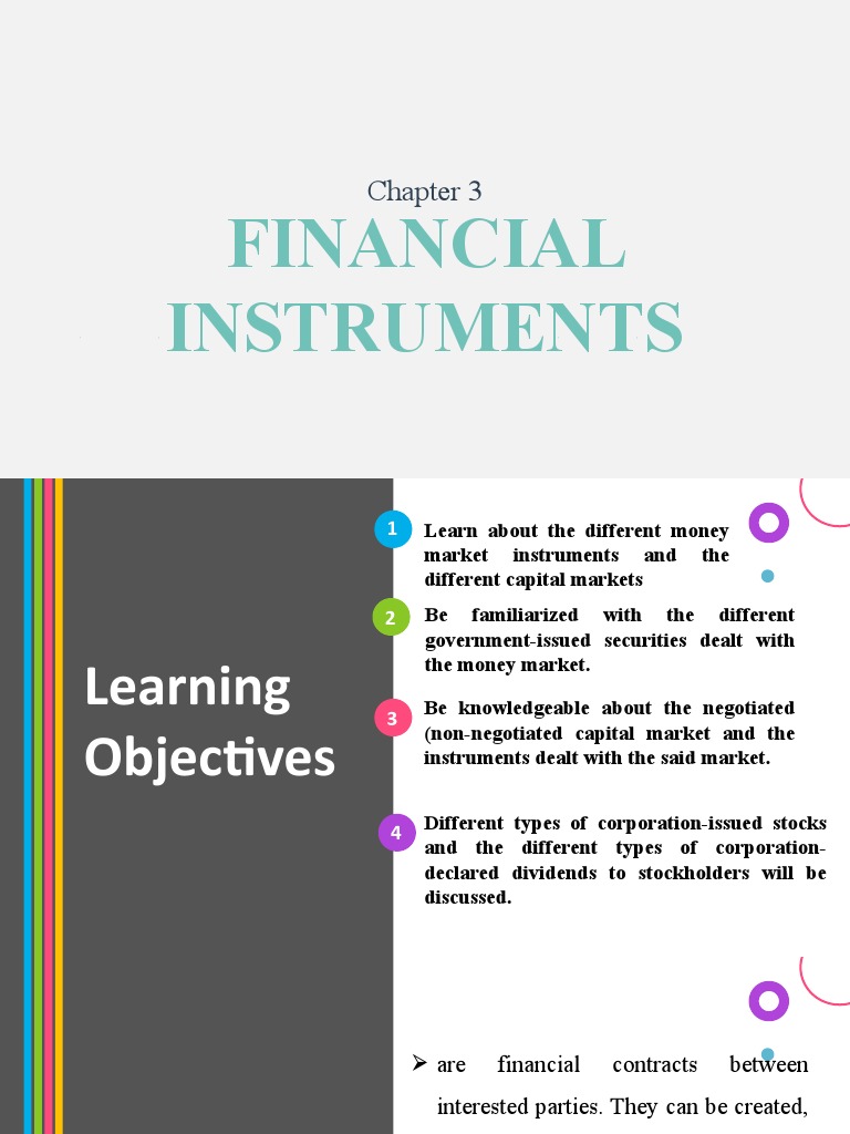 Chapter 3 Financial Instruments | PDF | Bonds (Finance) | Preferred Stock