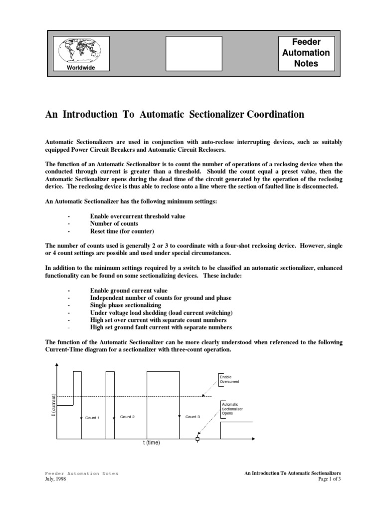 An Introduction To Sectionalizers | PDF | Electrical Equipment ...