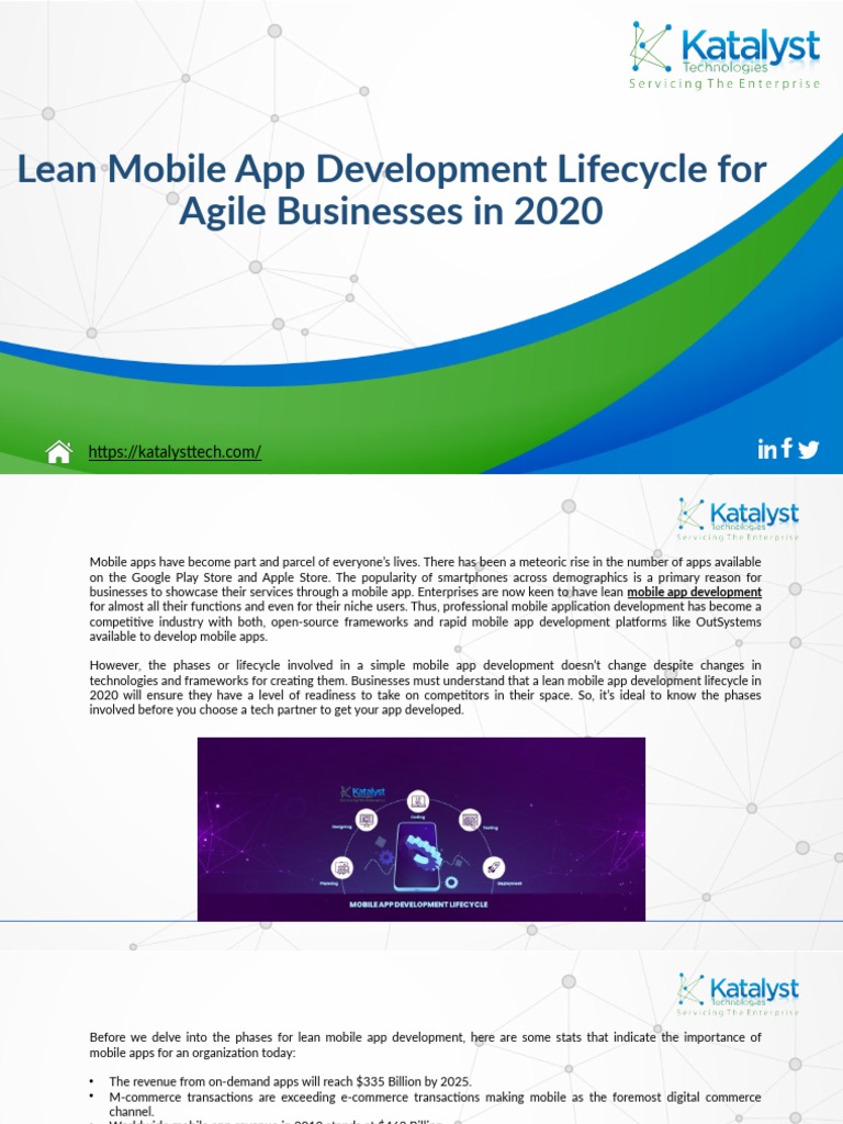 Lean Mobile App Development Lifecycle For Agile Businesses in 2020 ...