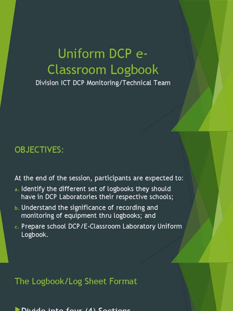 DCP Uniform Logbook | PDF