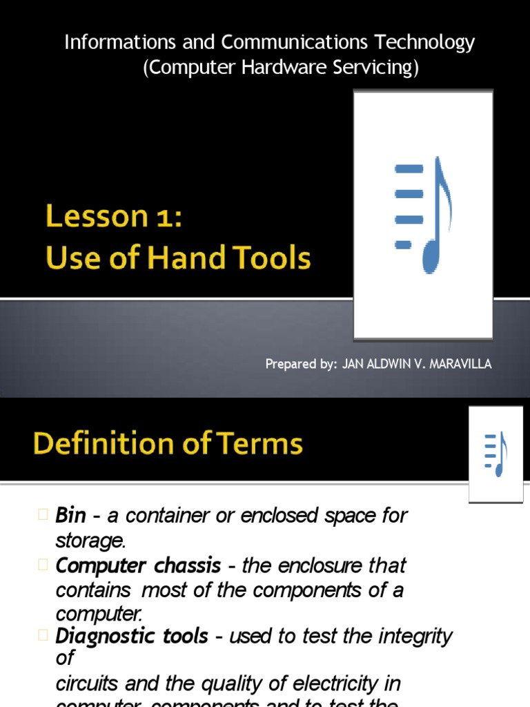 Computer Hardware Tools Guide | PDF | Electrostatic Discharge | Manufactured Goods