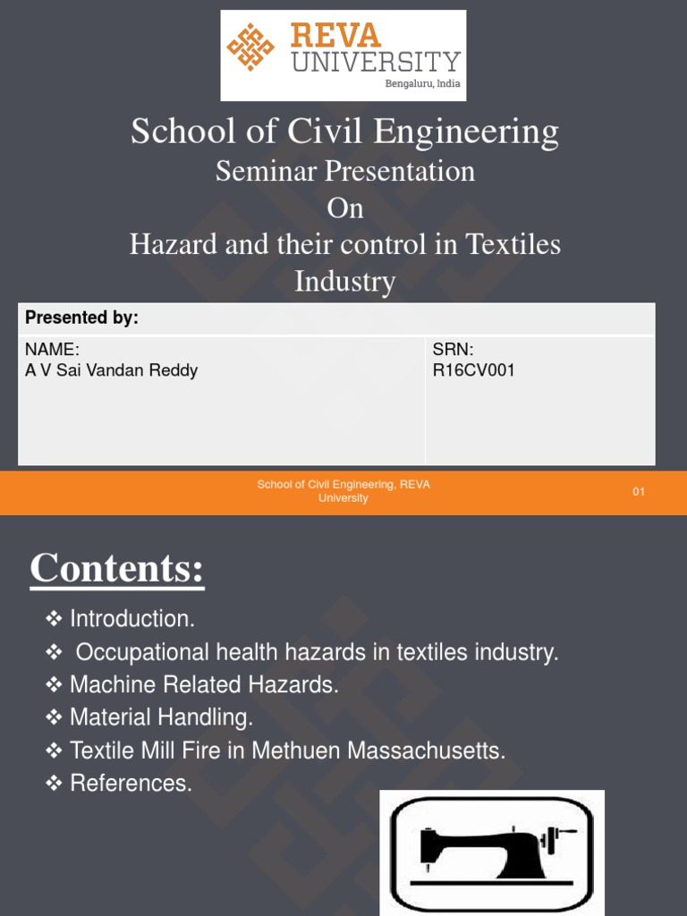 Textile Industrial Hazards | PDF | Occupational Safety And Health ...