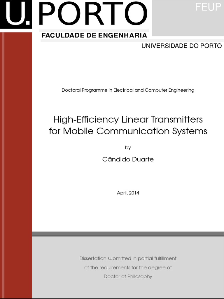 PHD Thesis | PDF | Amplifier | Modulation