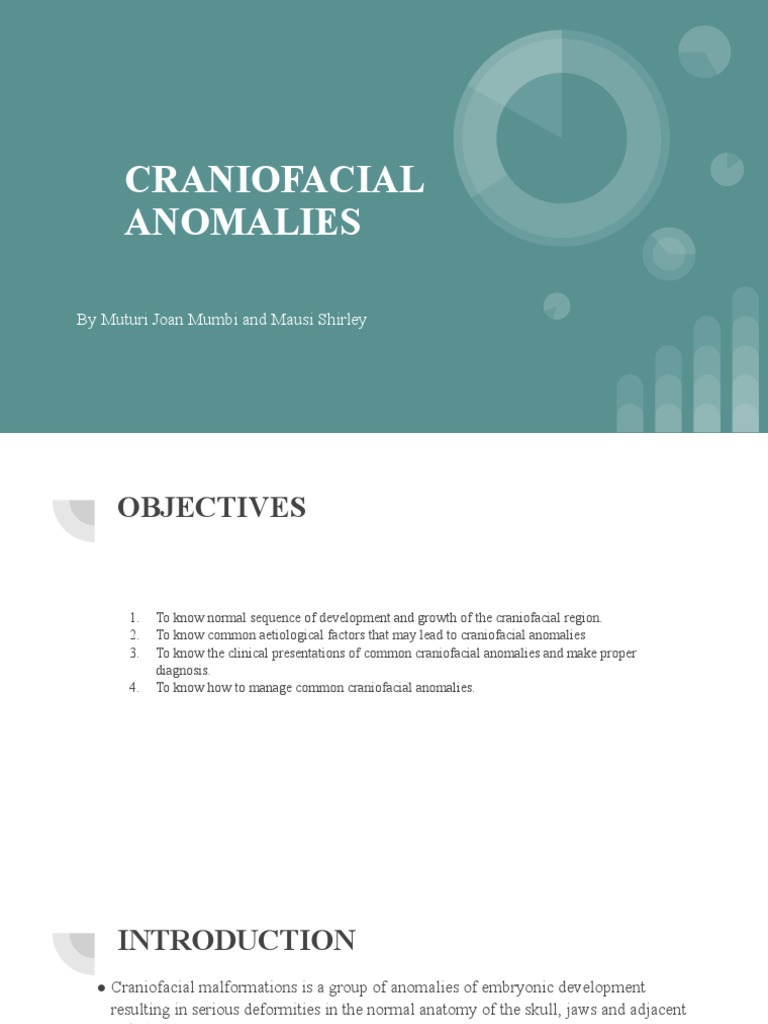 CRANIOFACIAL Anomalies in Children | Download Free PDF | Human Head And ...