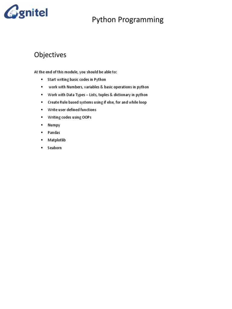 Python Introduction | PDF | Python (Programming Language) | Parameter (Computer Programming)