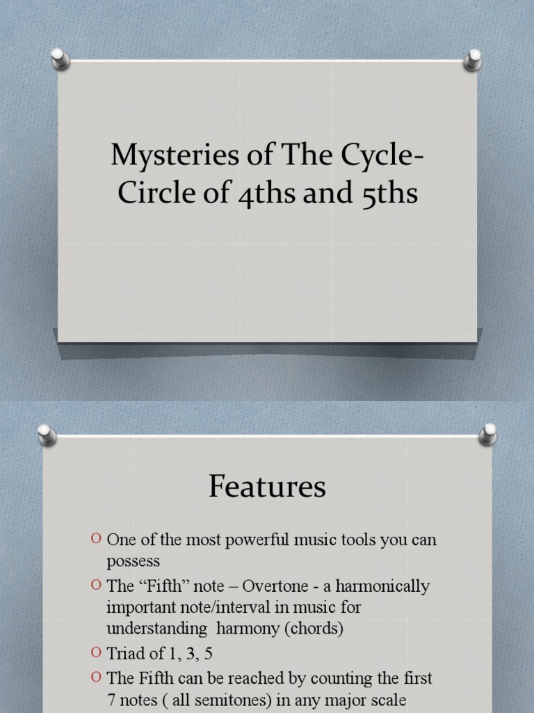 Mysteries of The Cycle-Circle of 4ths and 5ths | PDF