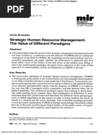 Lepak & Snell's HR Architecture Model | PDF | Employment | Human ...