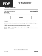 Cambridge IGCSE™: Chemistry 0620/21 October/November 2020 | PDF ...