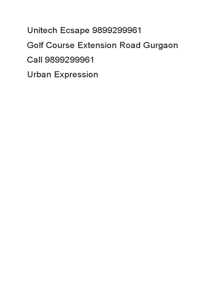 Unitech Ecsape Overview and Contact | PDF
