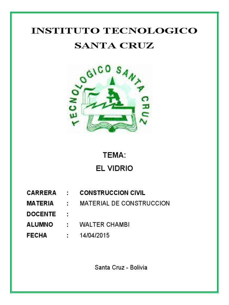 Instituto Tecnologico Santa Cruz | PDF