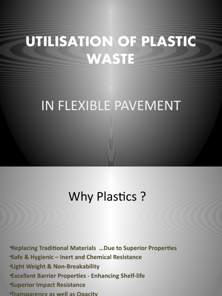 Utilisation of Plastic Waste | PDF | Plastic | Waste