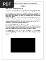 Basic Setting Out in Construction | PDF | Surveying | Teaching Mathematics