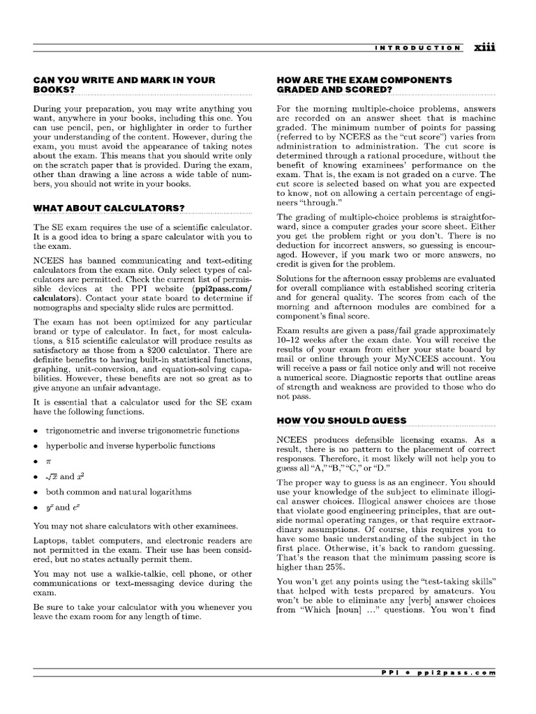 Structural Engineering Reference Manual 9th Edition Modified 11-20 | PDF