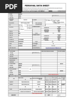 Dafac Form | PDF | Welfare | Social Programs