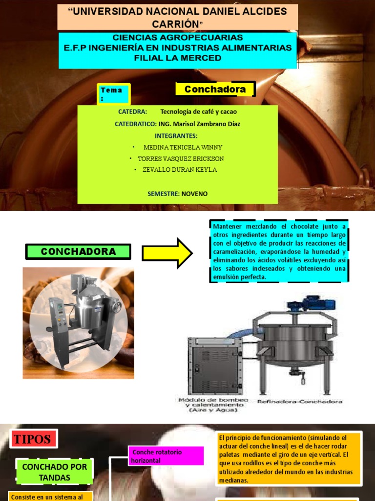 Procesos de Conchado en Chocolate | PDF | Chocolate