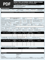 IPC ADR Reporting Form | PDF | Pharmacovigilance | Health Care