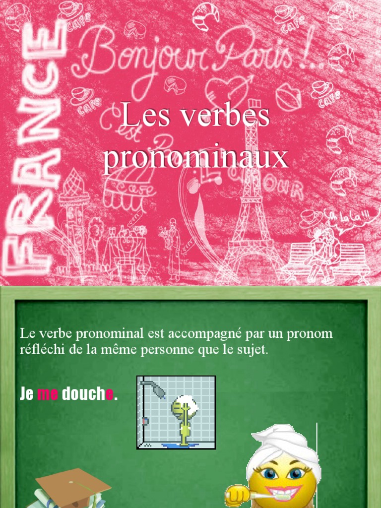 Les Verbes Pronominaux Guide Grammatical Et Exercises | PDF | Syntaxe ...