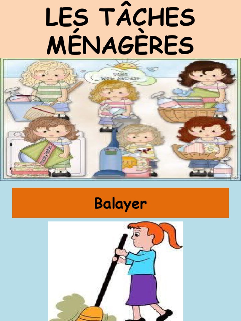 Taches Menageres Dictionnaire Visuelle | PDF