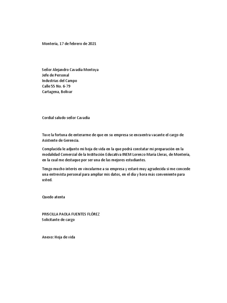 Carta Estilo Bloque Extremo | PDF