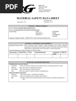 Material Safety Data Sheet: Hydrex 2856 | PDF | Dangerous Goods | Chemistry