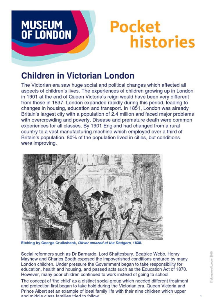 Children in Victorian London | PDF | Victorian Era | London