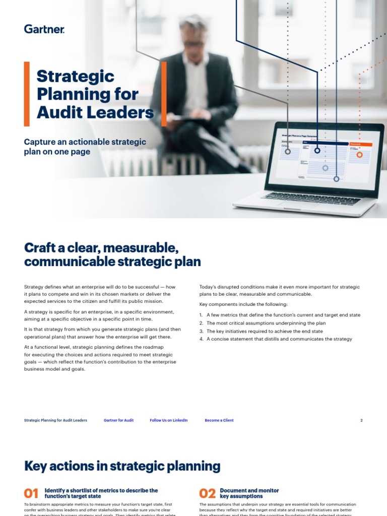 Strategic Planning For Audit Leaders: Capture An Actionable Strategic ...