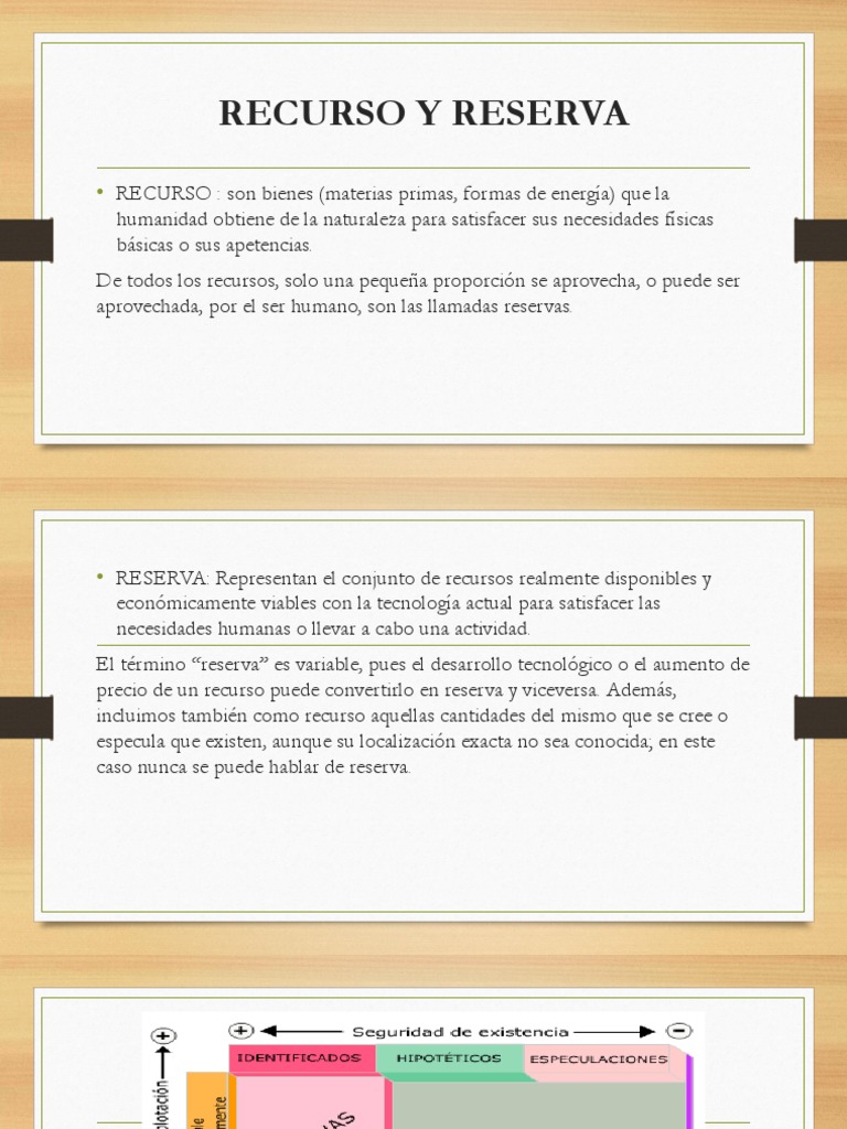 Recursos y Reservas Minerales | PDF | Minería | Naturaleza